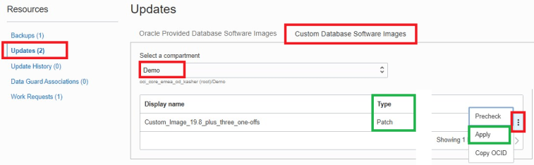 Using Custom Database Software Images to Create, Patch, and Upgrade your Cloud Databases ...