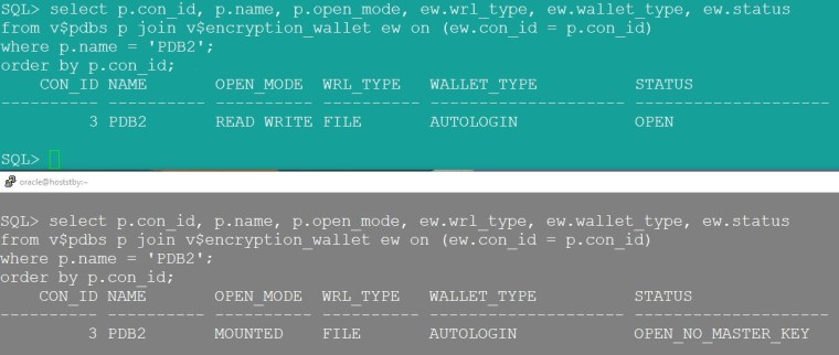 Create PDBs in a Data Guard Environment with TDE enabled – Database ...